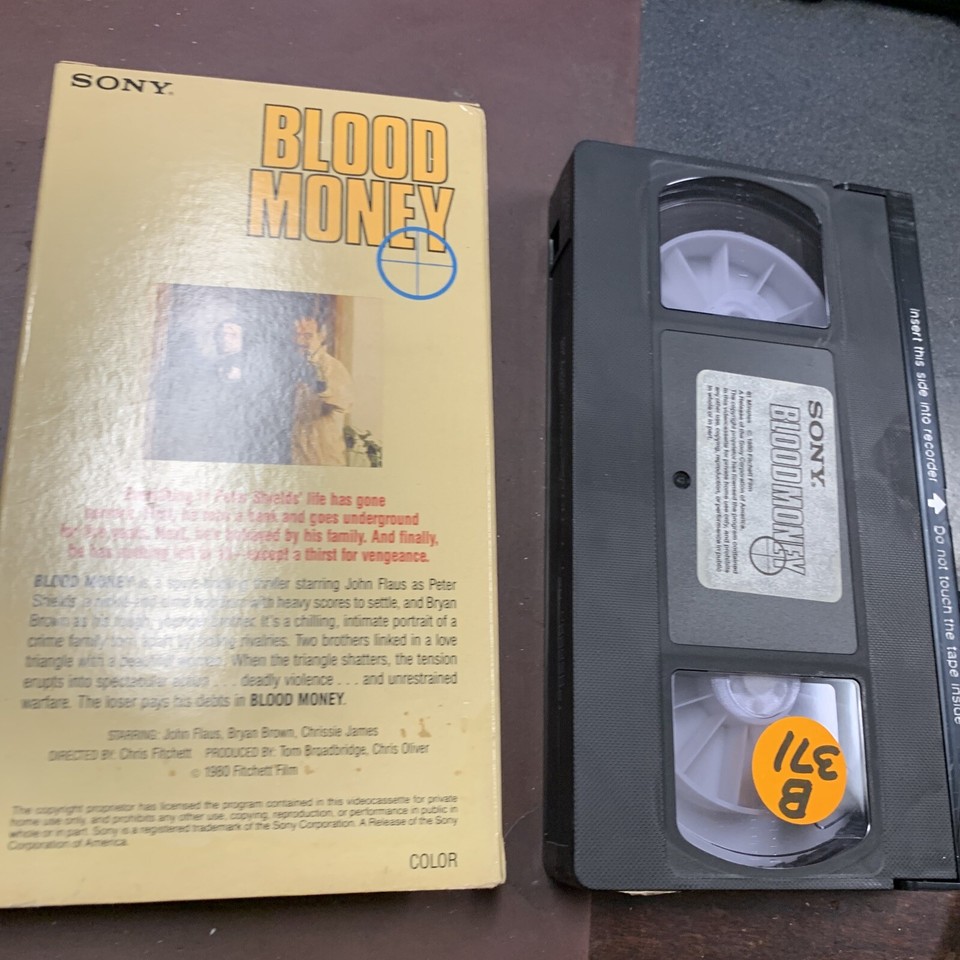 Blood Money VHS Thriller John Flaus Bryan Brown | eBay
