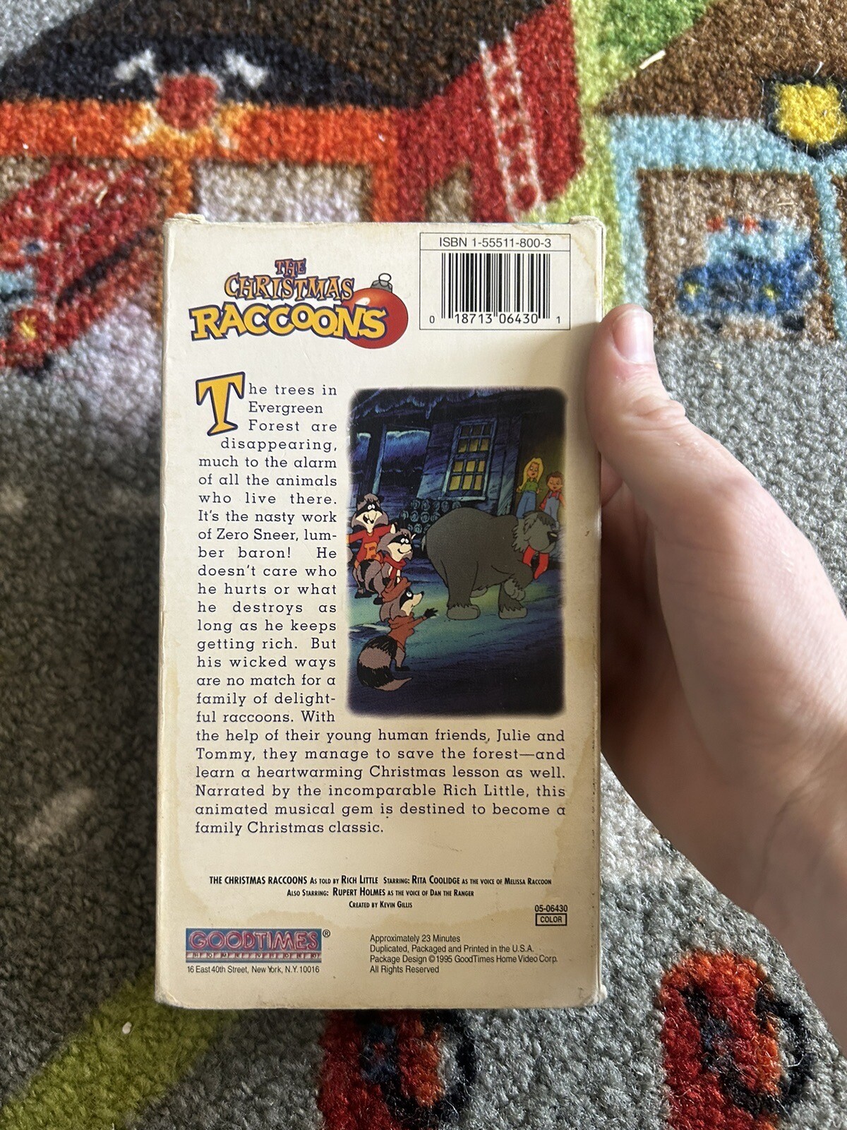 The Christmas Raccoons Rare Cartoon Oop HTF 1995 Good Times Vhs | eBay