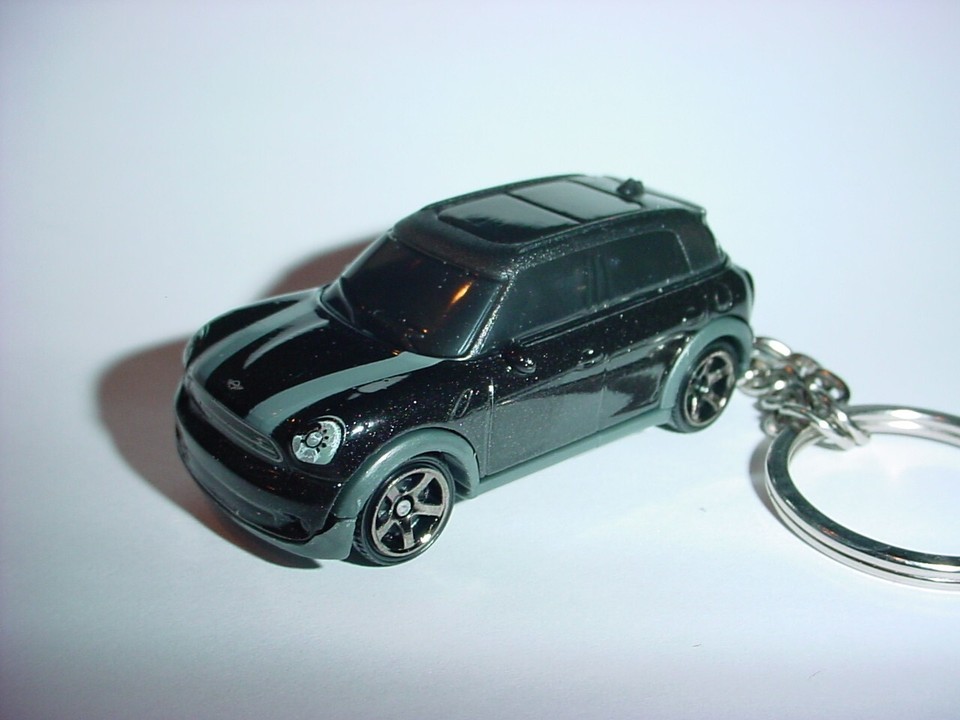 3D BLACK MINI COOPER COUNTRYMAN CUSTOM KEYCHAIN KEY keyring ornament ...