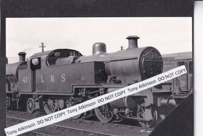 L.M.S.R. - FOWLER 3P 2-6-2T NO. 41 @ CREWE SOUTH IN 1936 - PHOTO #12622 ...