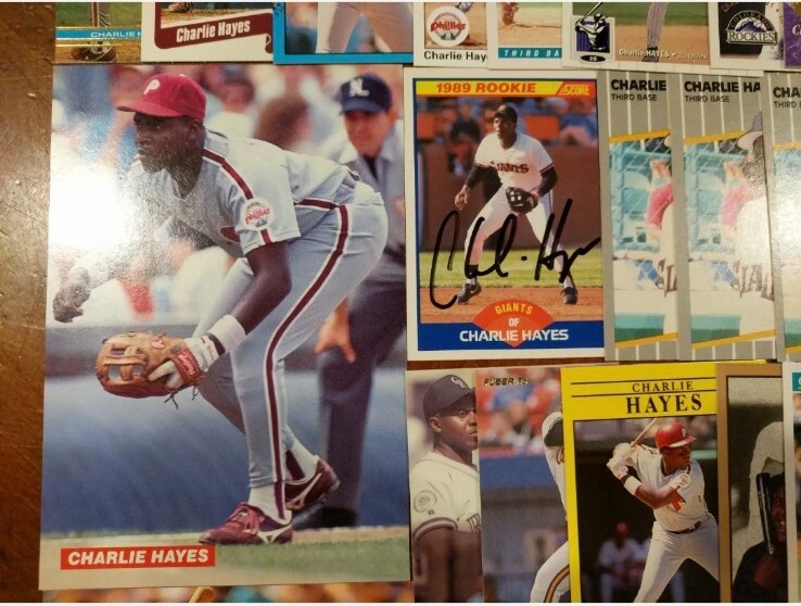 Charlie Hayes Baseball Card Lot ROOKIE RC MLB Rockies Phillies ...