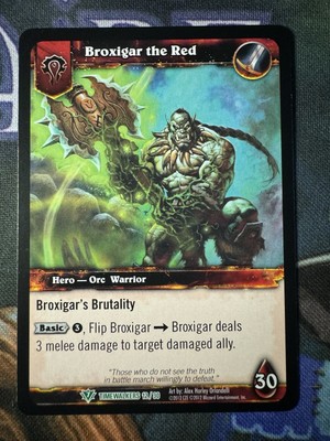 World of Warcraft TCG Timewalkers 12/30 Broxigar the Red | eBay