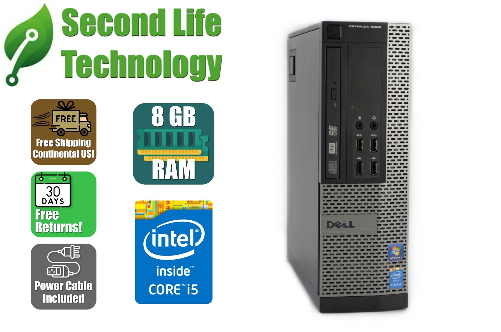 Dell Optiplex 9020/7020 SFF Intel i5-4570 @ 3.2GHz 8GB RAM NO HDD No OS ...