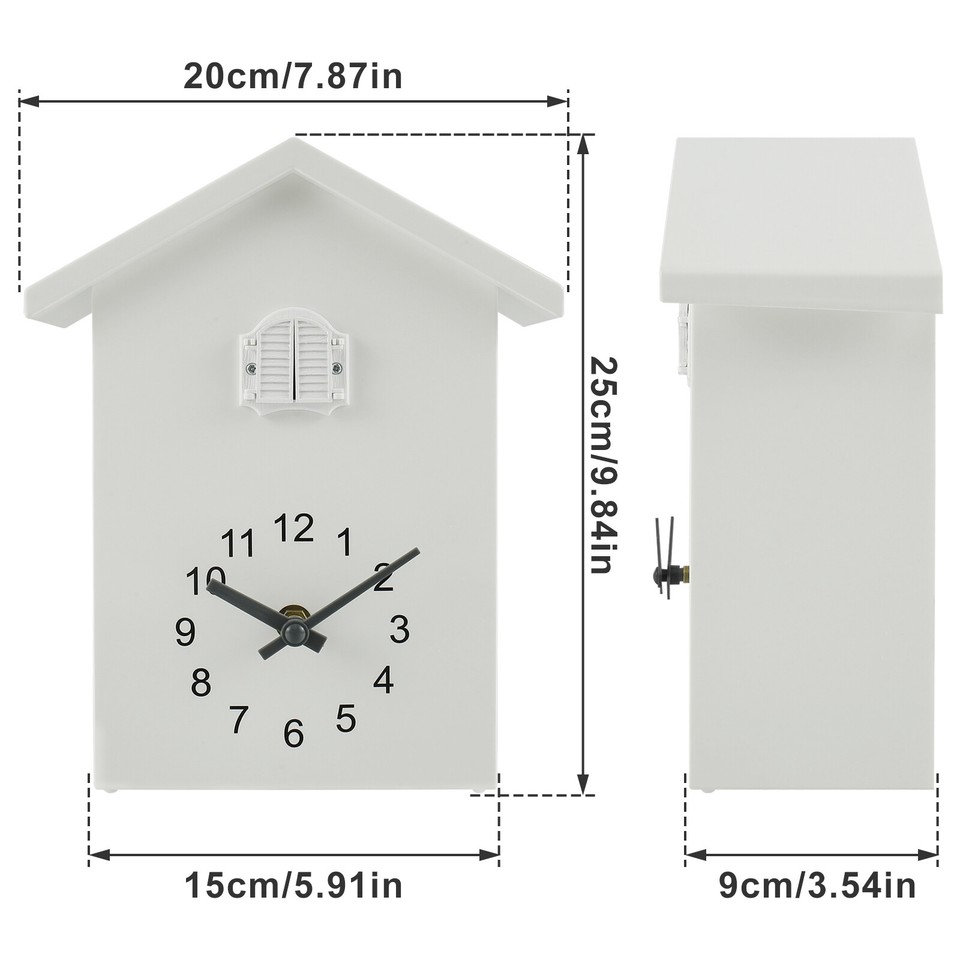 Cuckoo Clock with Chimer Minimalist Cuckoo Sound Clock with Pendulum-~√ ...