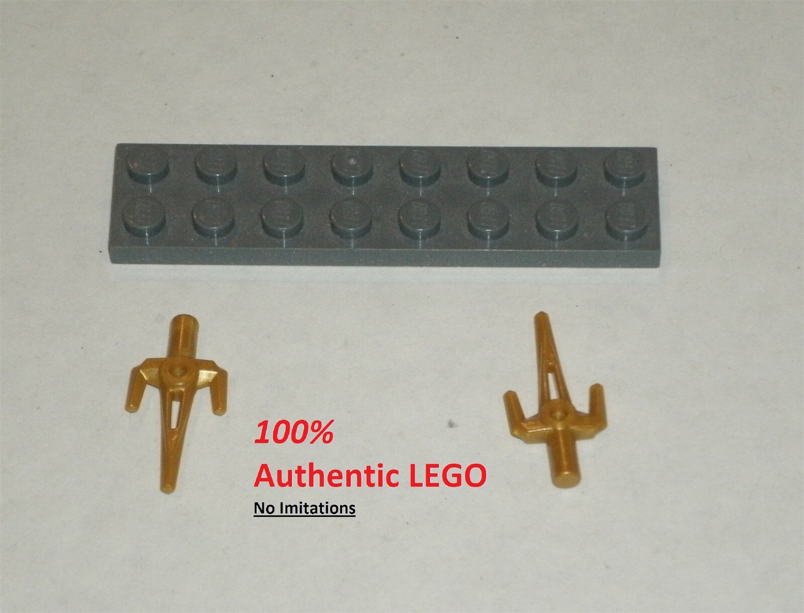 LEGO NEW Pearl Gold Minifigure Sai (Dagger) (2x) 4646866 Brick 98139 | eBay