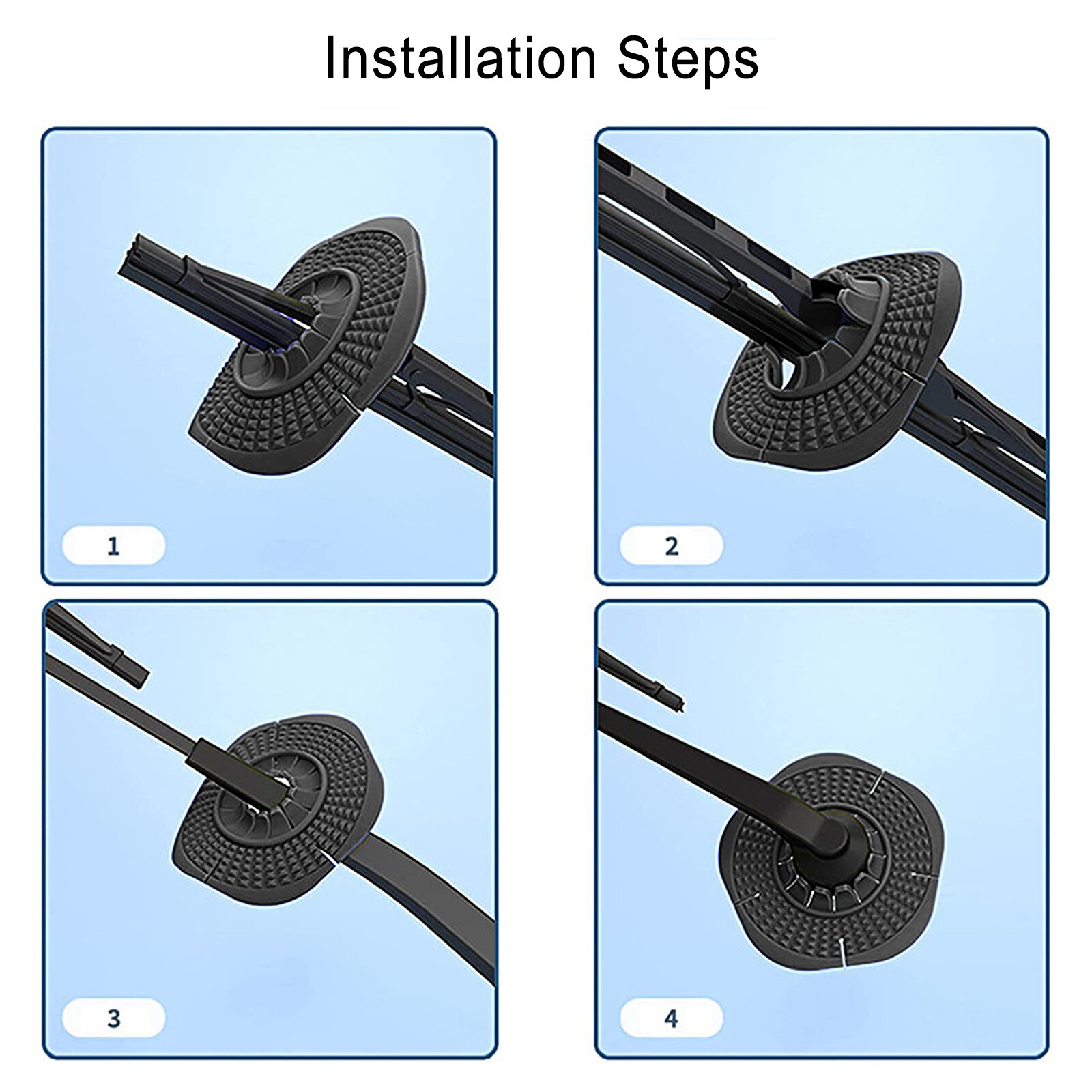 Car 2PCS Wiper Arm Bottom Hole Protective Covers Windshield Wiper Hole ...