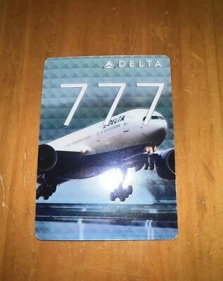 DELTA AIR LINES PILOT TRADING CARD 45 BOEING B777-200LR CARD 2016 RARE ...