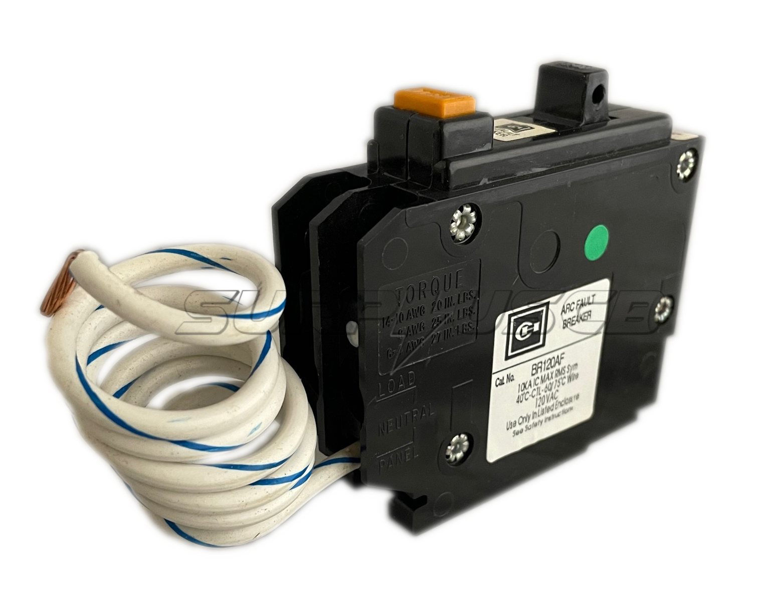 Eaton 20 Amp Single Pole Arc Fault Fireguard Circuit Breaker (BR120AF ...