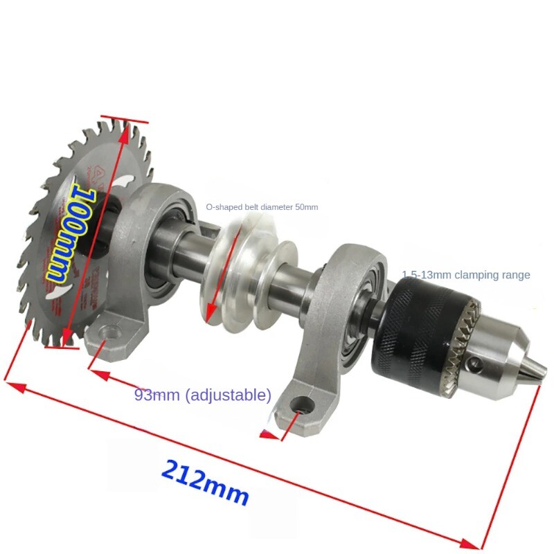 Bearing Holder Table Saw Drilling Woodworking Lathe Diy Cutting Spindle ...