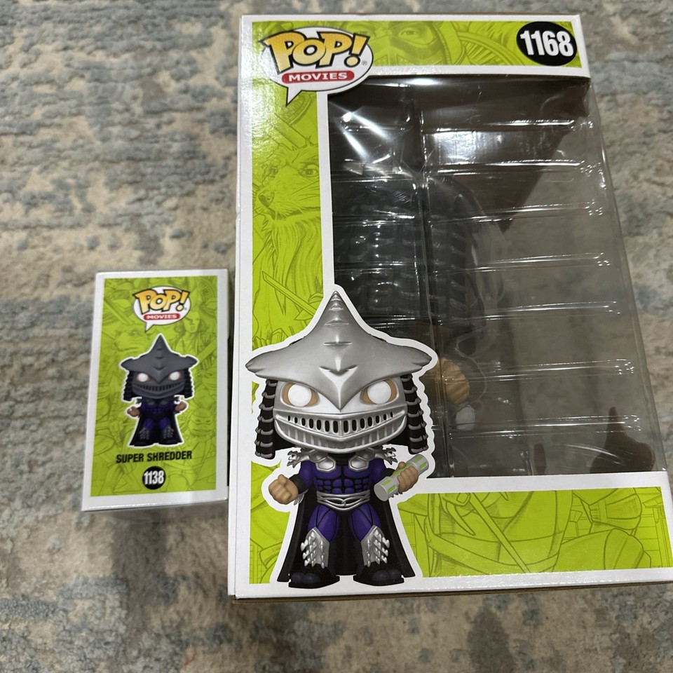 Funko POP Jumbo TMNT Ninja Turtles SUPER SHREDDER Gamestop Exclusive ...
