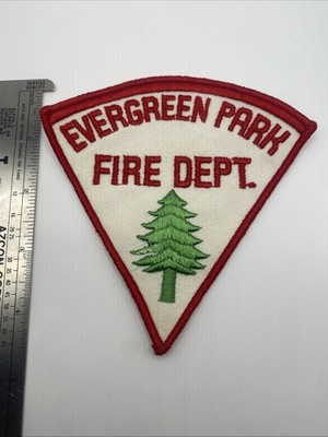 Vintage EVERGREEN PARK FIRE DEPARTMENT Patch 🚒👩‍🚒🚑👨‍🚒 | eBay