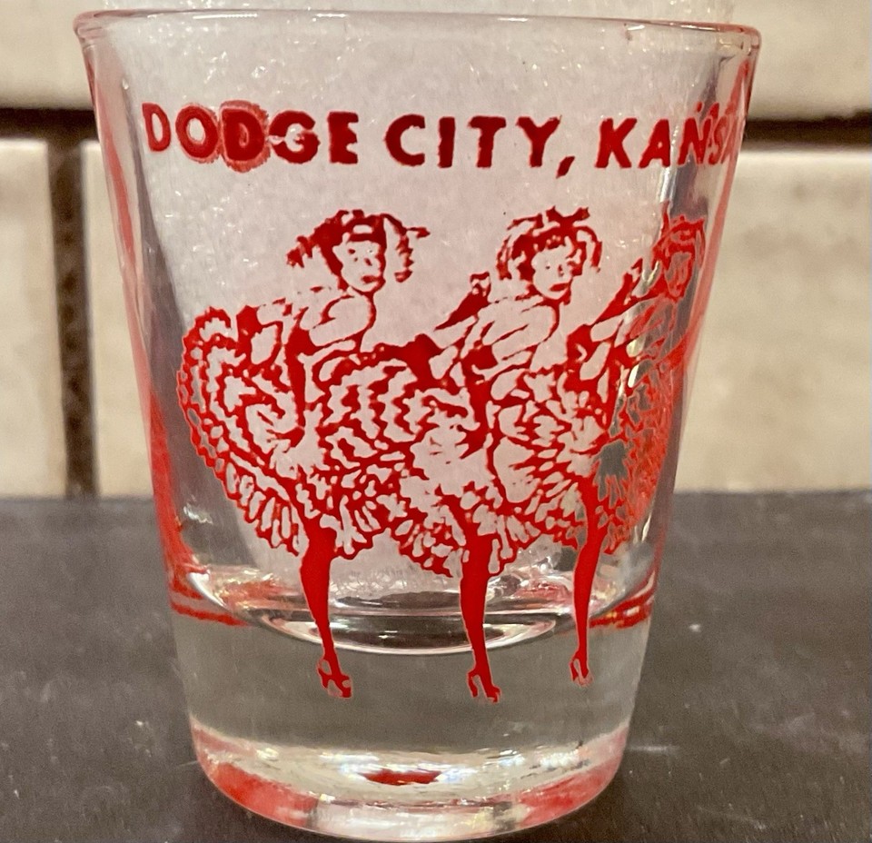 Vintage Collectible Shot Glass - Long Branch Saloon - Dodge City Kansas ...