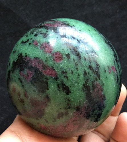675g Natural Green Ruby zoisite crystal healing ball reiki sphere stone H266 | eBay