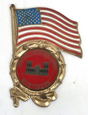 Vintage US Army Engineers Plaque Emblem | eBay