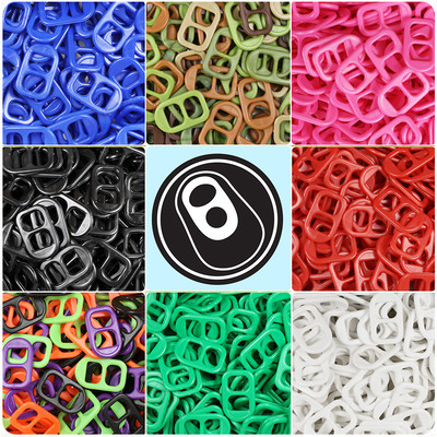 Plastic Soda Pop Tabs - Made in the USA - 2oz - 34 Different colors ...