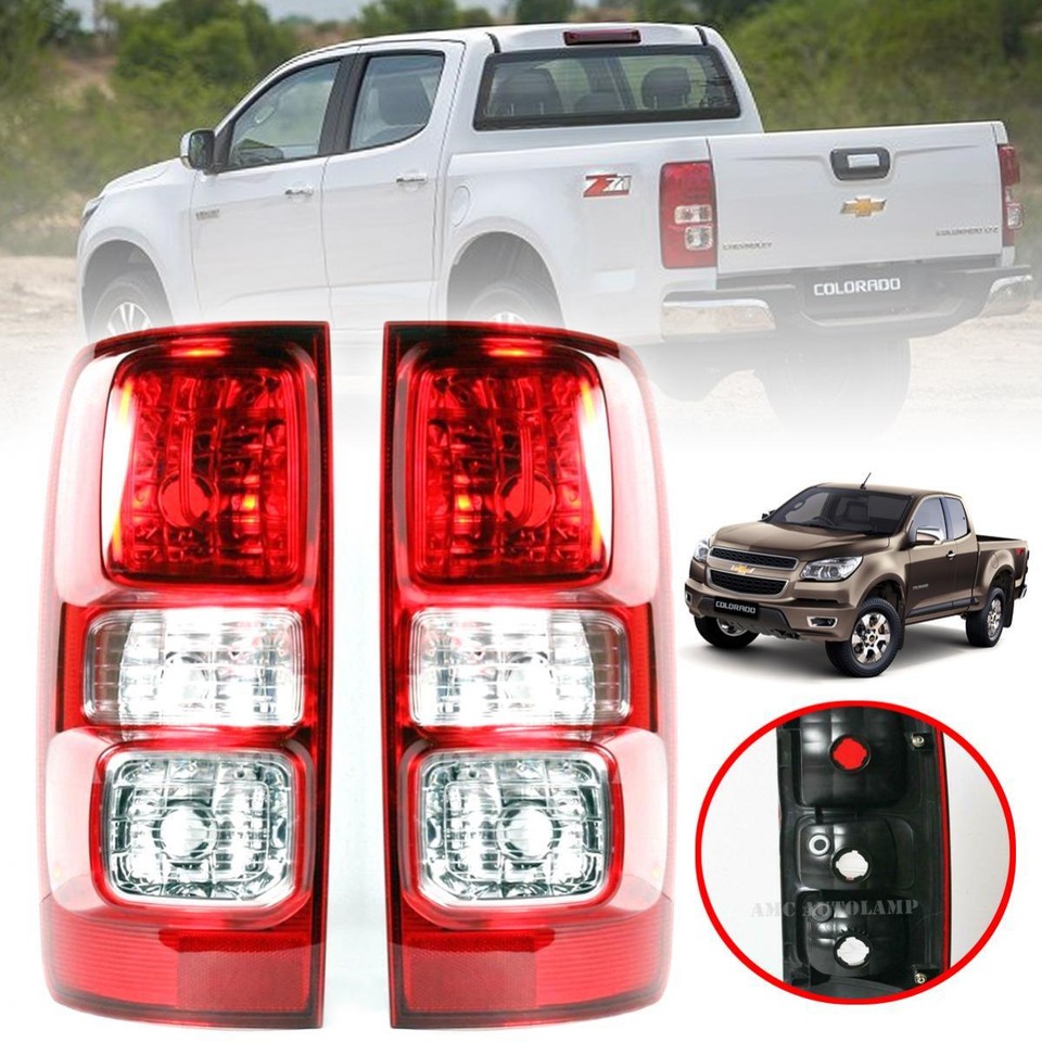 For Chevrolet Colorado S10 RG Pickup 2015-2019 Pair Tail Light Rear ...
