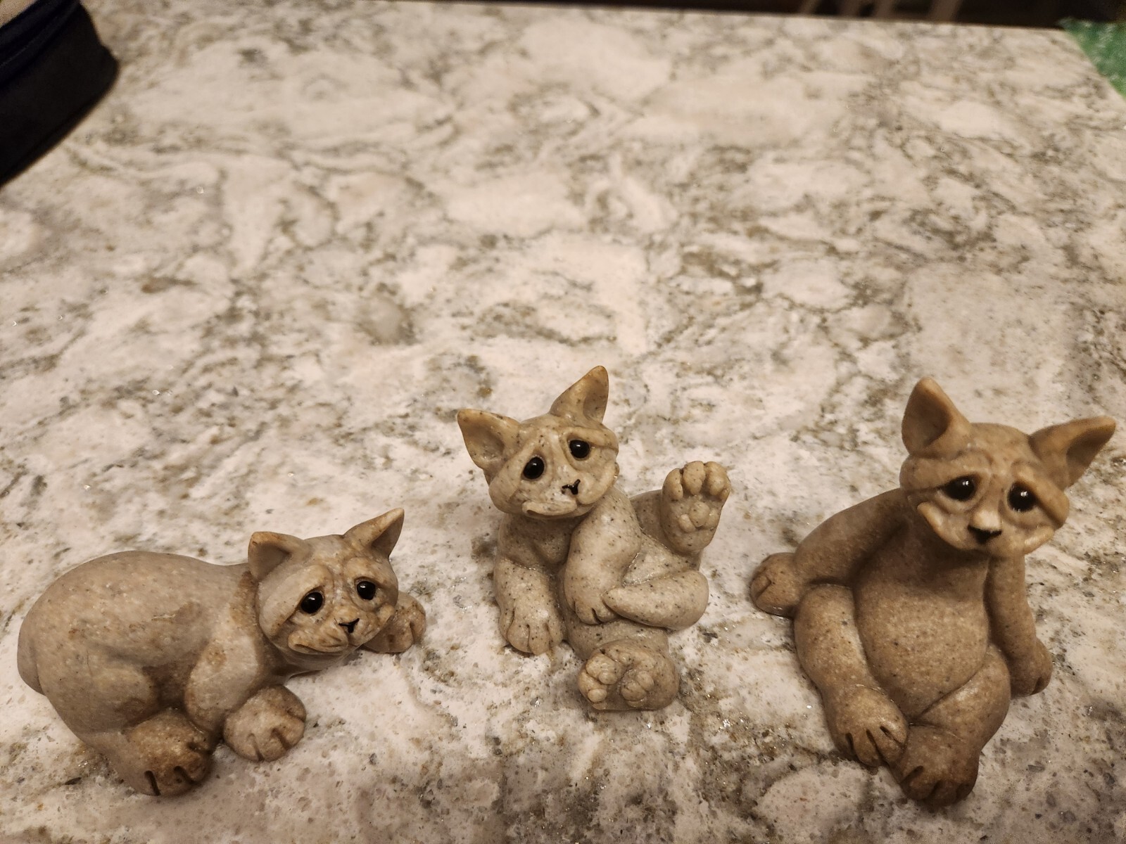 Vintage Lot Of 3 Quarry Critters Cats Clyde, Cameron & Carl | eBay