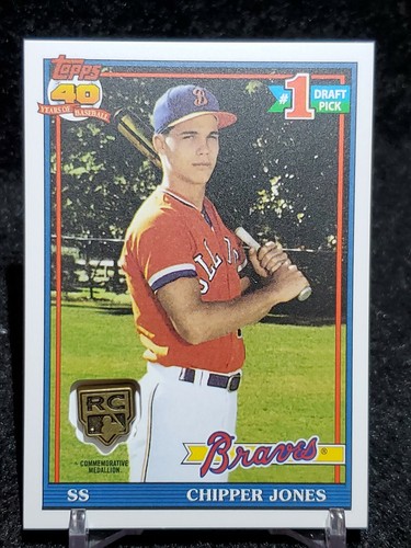 2020 Topps Rookie Card Retrospective RC Logo Medallion Chipper Jones | eBay