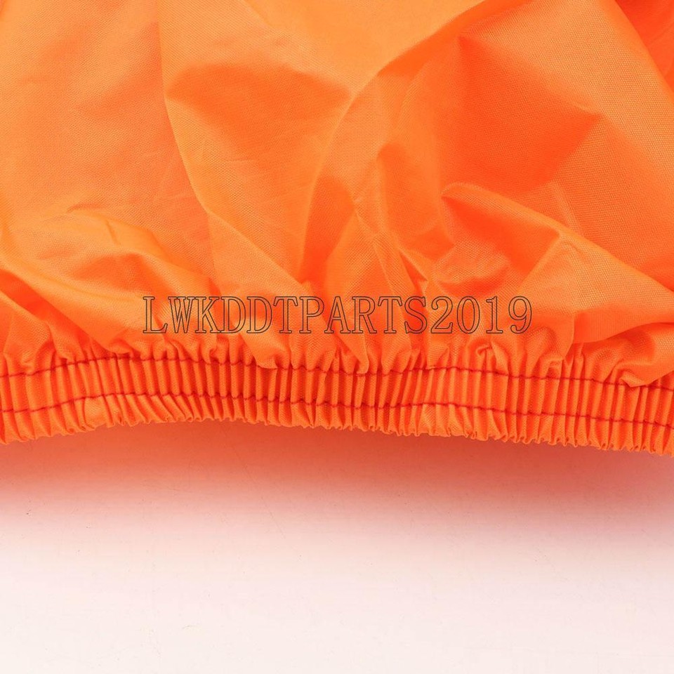XXL Orange Motorcycle Cover For Harley Davidson Sportster Softail ...