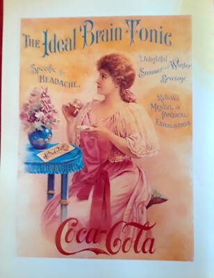 JUNE 1884, COCA-COLA CALANDER GIRL, 2002 Book Print, 9x12, $7.50 | eBay