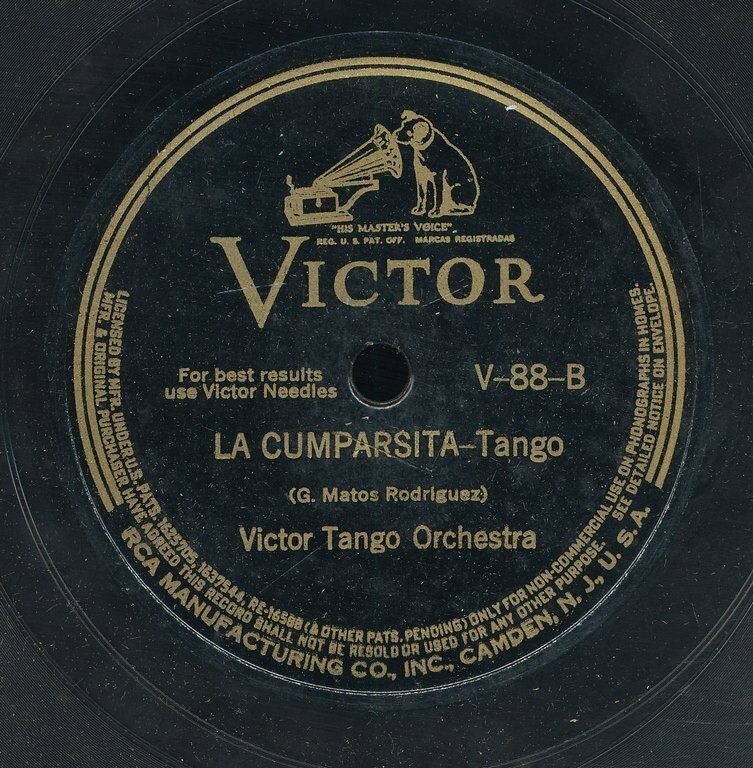 78tk-Latin-VICTOR-V-88-Victor Tango Orch.-(Huella Buey/La Cumparsita ...