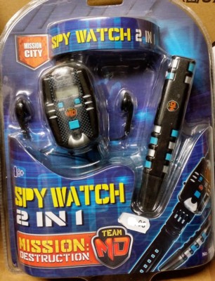 OROLOGIO SPIA - Spy WATCH 2 in 1 Secret Agent MISSIONE DISTRUZIONE ...