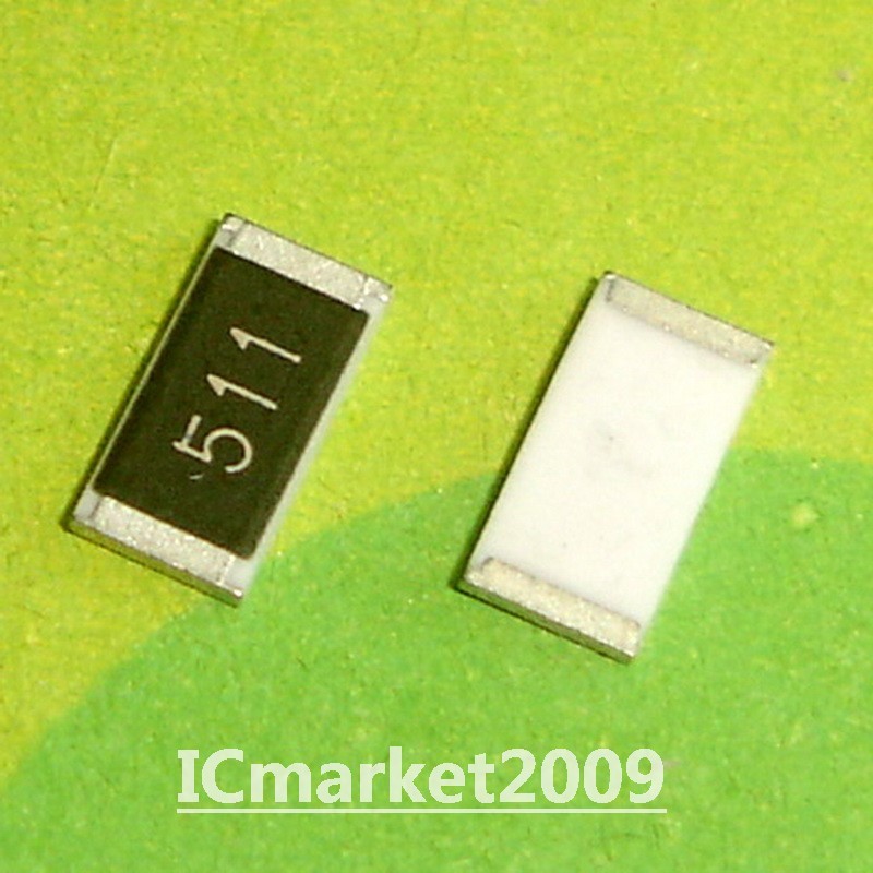 100 PCS 2512-510R-5% 510 ohm 2512 511 Chip Resistors Surface Mount SMT ...