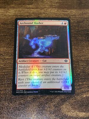 Arcbound Slasher Foil Modern Horizons 2 111/303 MTG Magic The Gathering ...
