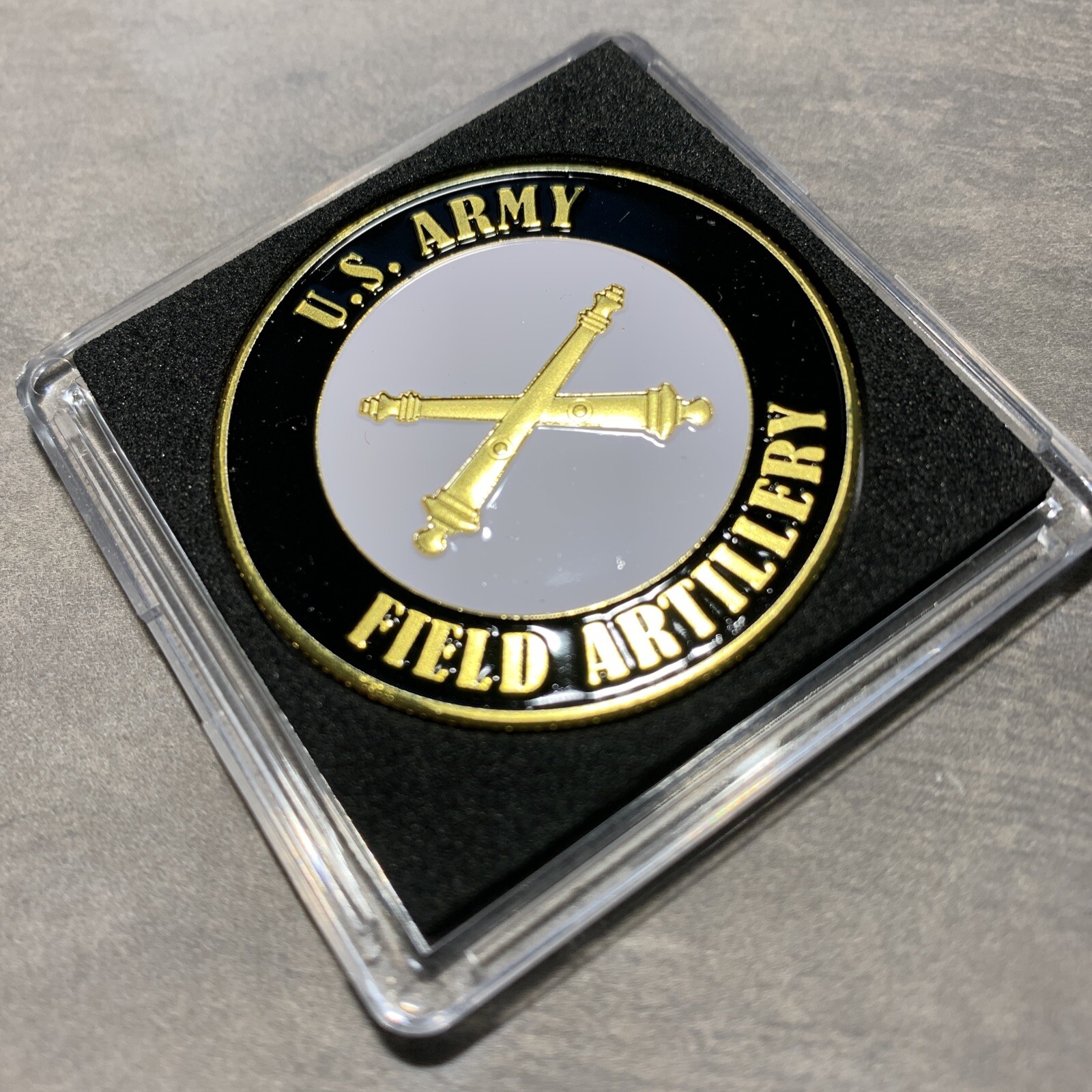 US Army FIELD ARTILLERY Challenge Coin -USA w Case Brand New! | eBay