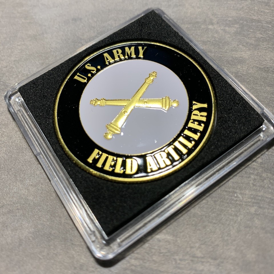 US Army FIELD ARTILLERY Challenge Coin -USA w Case Brand New! | eBay
