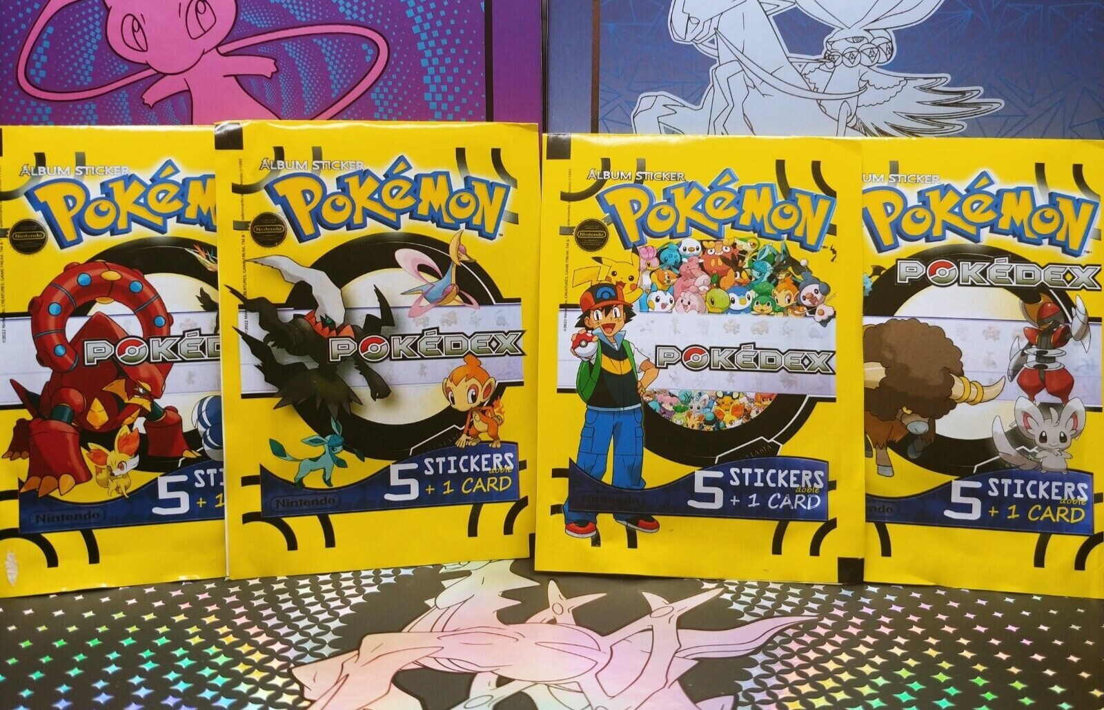 Pokemon Pokedex Album Sticker yellow pack new factory sealed (random ...