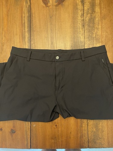 Lululemon Commission Pant Classic Warpstreme Obsidian Size 38 X22 Black ...