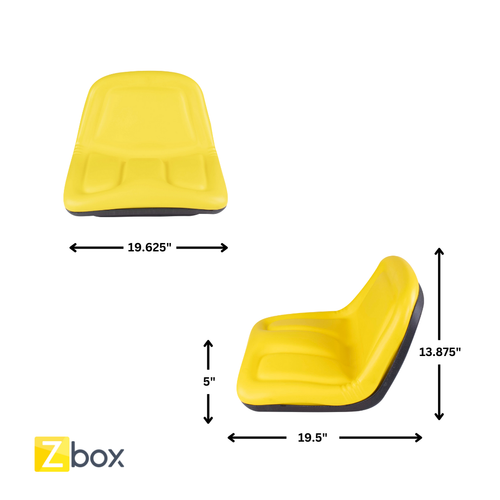 TY15863 High Back Seat fits John Deere 430 375 322 330 316 165 160 130 ...