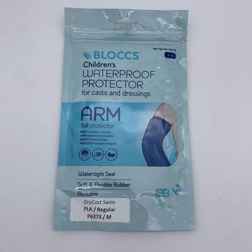 BLOCCS Waterproof Cast Cover Shower swimming bath child Full Arm M 8-10 ...