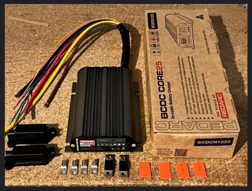 Redarc BCDC CORE IN-CABIN 25 amp DC BATTERY CHARGER BCDCN1225 with Fuse ...