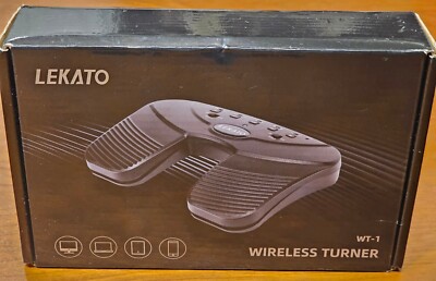LEKATO Bluetooth Page Turner Pedal USB Rechargeable Wireless Page ...