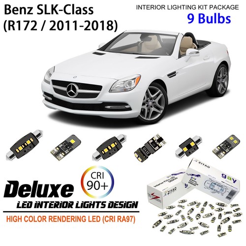 LED Interior Light Bulb Upgrade for Mercedes SLK Class R172 2011-2018 ...