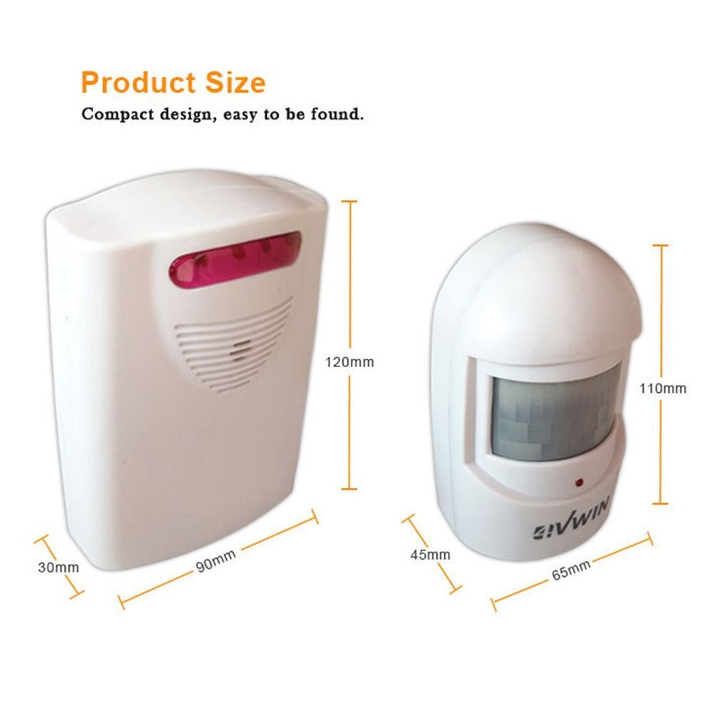 Motion Sensor Burglar Alarm Garage Alarm System PIR Driveway Alert ...