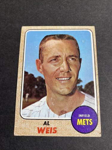 1968 Topps Baseball Al Weis New York Mets Card # 313 | eBay