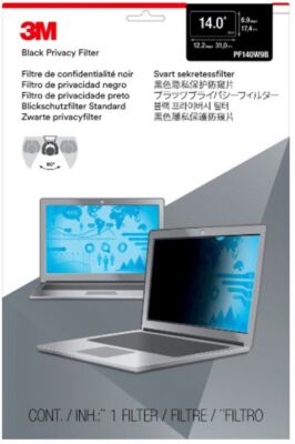 GENUINE 3M Privacy Screen Filter 14" LCD Monitor Protector Protective ...