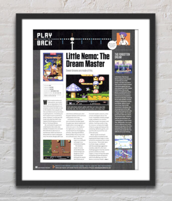 Little Nemo The Dream Master Nintendo NES Glossy Review Poster Unframed ...