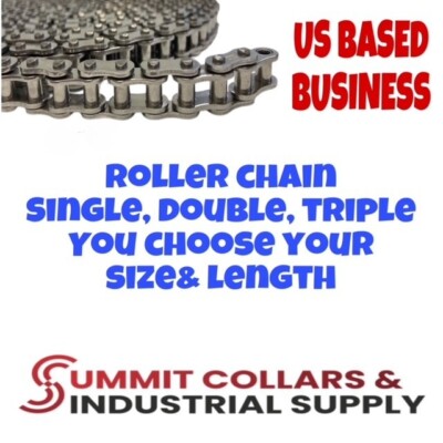 Roller Chain #25, #35, #40, #41, #50, #60, #80, #100 Standard, Heavy ...