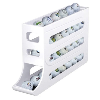 Automatic Golf Ball Dispenser Ramp Slide Holder Top Gravity Rack Caddy ...