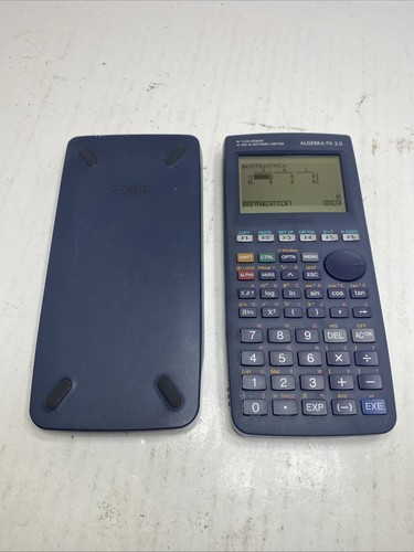 Casio Algebra FX 2.0 Scientific Graphing Calculator Tested w/ Cover ...
