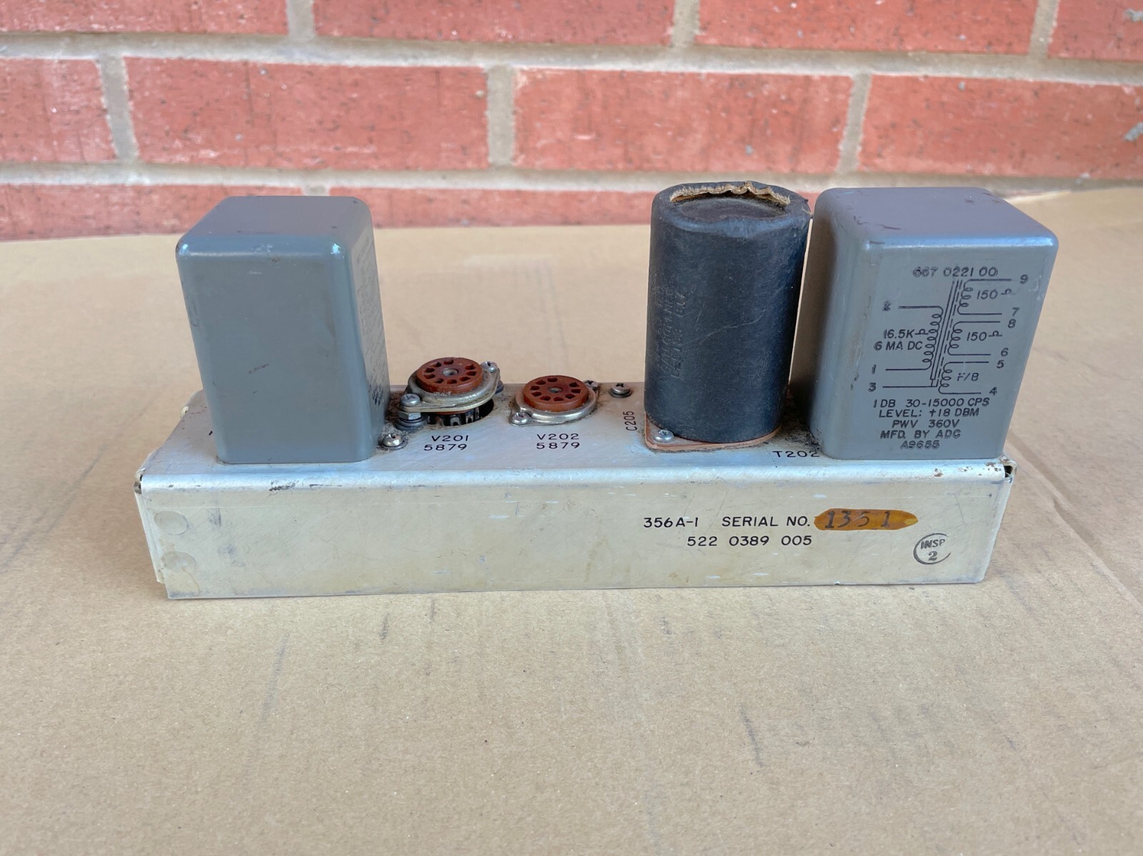 Collins 365A-1 microphone preamp pre + RCA tubes Vintage Rare 365A as ...