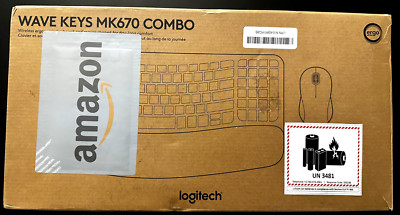 Logitech Wave Keys MK670 Wireless Keyboard and Mouse Combo (Graphite ...