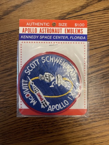 Authentic 4" Apollo IX Iron On Emblem Kennedy Space Center Florida | eBay