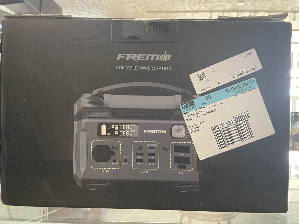 Fremo 276 Watt Battery Powered Portable Generator Grey X300, 53% OFF
