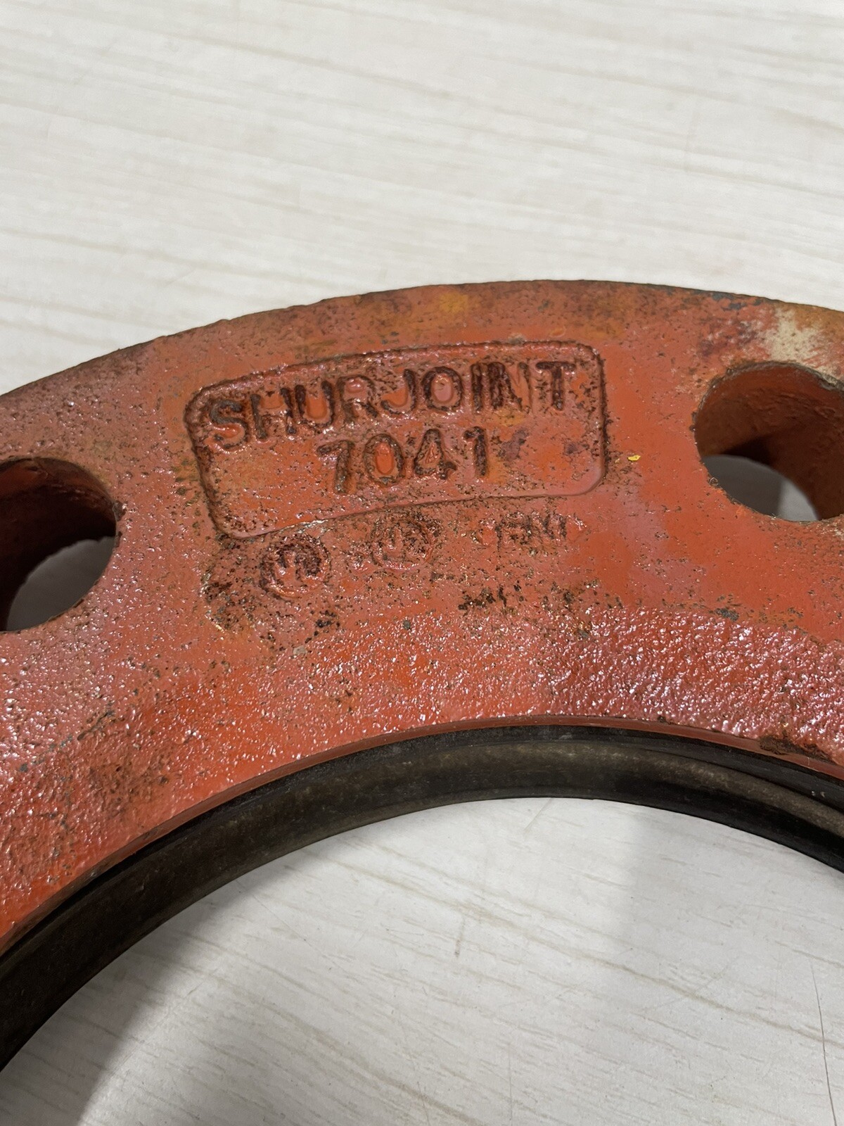 New 6" Shurjoint 7041 Flange Direct Flange-To-Groove PN16/PN10 w/ E-pw ...