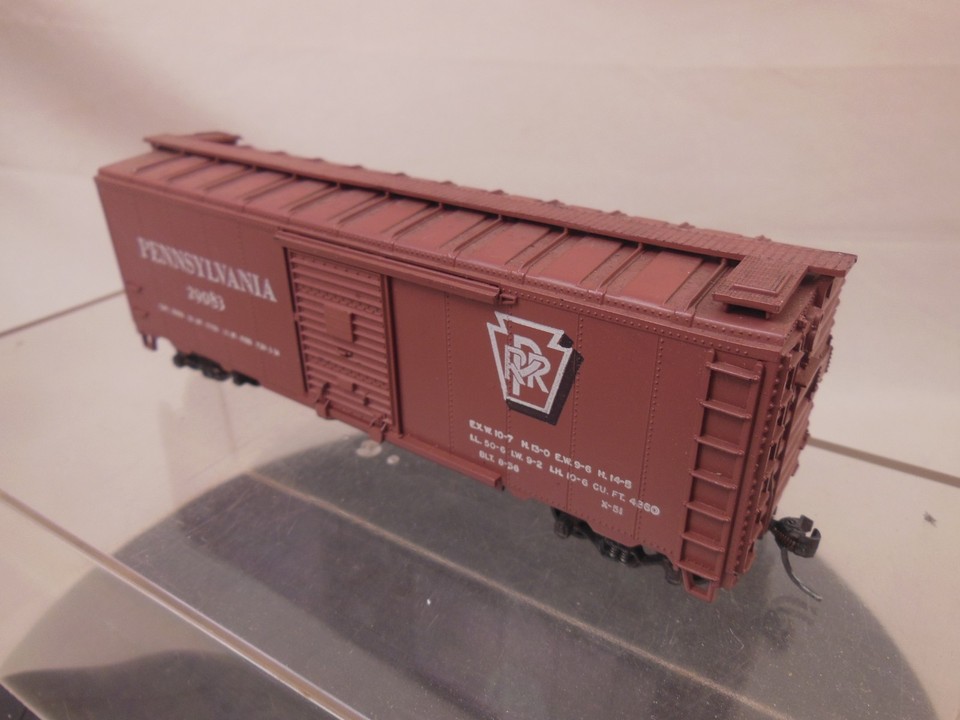VINTAGE HO SCALE 40' SINGLE DOOR BOX CAR PENNSYLVANIA PRR 29083 | eBay